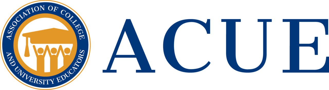 ACUE Scaling Instructional Excellence for Student Success – Office of ...